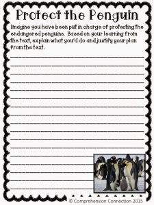 Close Reading With Polar Animals, A Perfect Activity For Winter