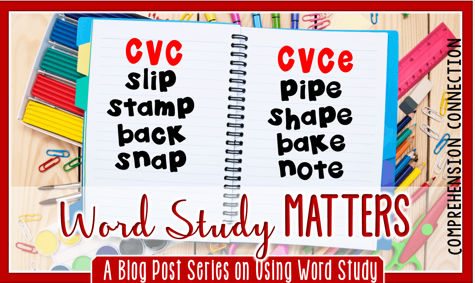 Word Study Matters | Comprehension Connection