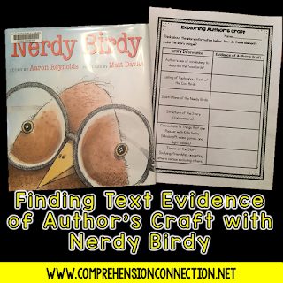 How To Teach Author's Craft With Nerdy Birdy