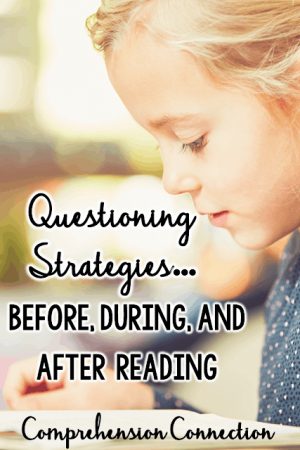 Easy To Use Questioning Strategies For Before, During, And After Reading
