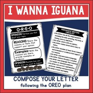How To Teach Persuasive Writing Like A Boss With I Wanna Iguana