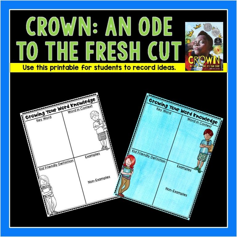 Easy Ways To Teach Context Clues Using Crown: An Ode To The Fresh Cut
