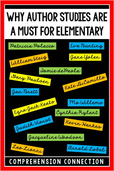 8 Reasons Why Author Studies Are A Must For Elementary