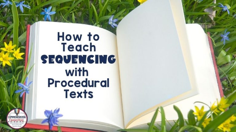 How To Teach Sequencing With Procedural Texts In 3 Easy Steps