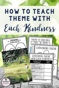 How To Teach Theme With Each Kindness