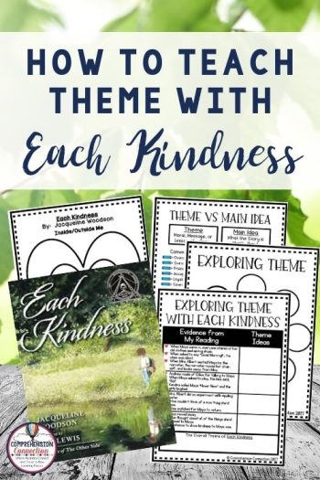 How To Teach Theme With Each Kindness