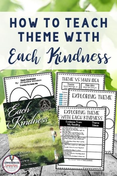 How To Teach Theme With Each Kindness