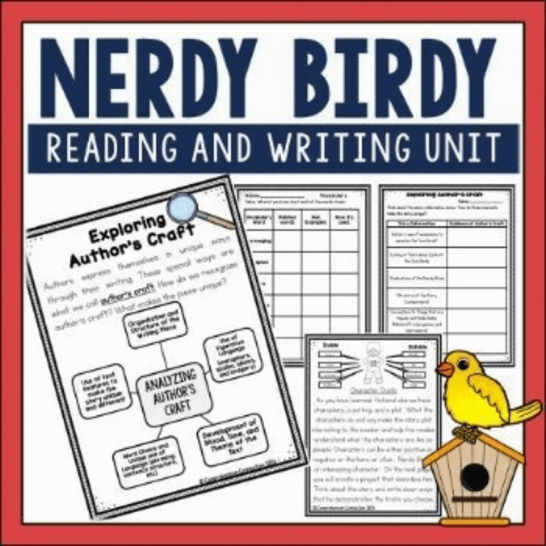 How To Teach Author's Craft With Nerdy Birdy