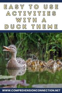 10+ Easy To Use Duck Theme Activities