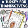 A Turkey For Thanksgiving By Eve Bunting Activities In Digital And PDF ...