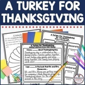 A Turkey For Thanksgiving By Eve Bunting Activities In Digital And PDF ...