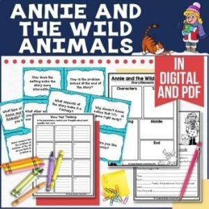 Annie And The Wild Animals By Jan Brett Activities In PDF And Digital ...