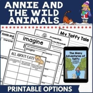 Annie And The Wild Animals By Jan Brett Activities In PDF And Digital ...