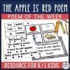 Fall Winter Spring Poem Of The Week For Kindergarten And 1st, Shared ...
