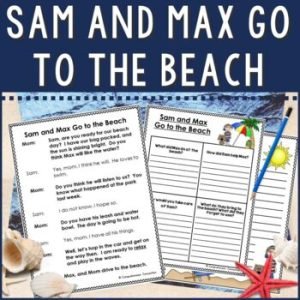 Beach Partner Play Ocean Theme Summer Readers Theater Fluency Builder ...