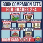 Book Companion Bundle For Grades 2-4 Boom Cards | Comprehension Connection