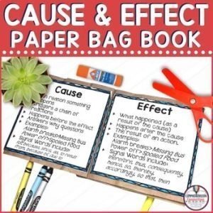 Cause And Effect Project, Cause And Effect Paper Bag Book, Activity ...