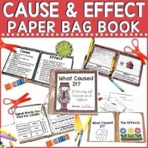Cause And Effect Project, Cause And Effect Paper Bag Book, Activity ...