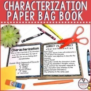 Characterization Project Character Analysis Paper Bag Book ...
