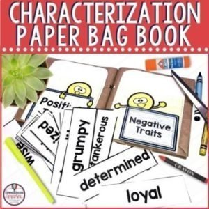 Characterization Project Character Analysis Paper Bag Book ...