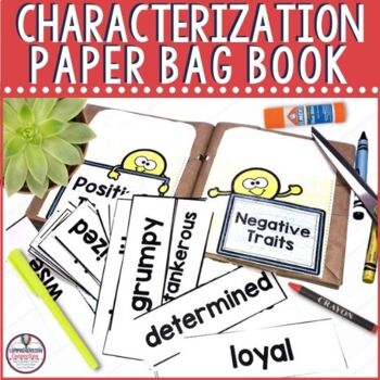 Characterization Project Character Analysis Paper Bag Book ...