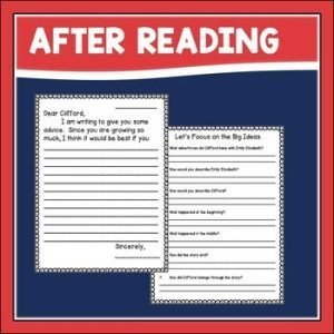 Clifford's First Autumn Book Companion | Comprehension Connection
