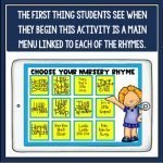 Poem Of The Week Nursery Rhymes Boom Cards, Nursery Rhyme Activities ...