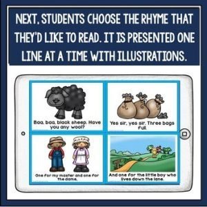 Poem Of The Week Nursery Rhymes Boom Cards, Nursery Rhyme Activities ...