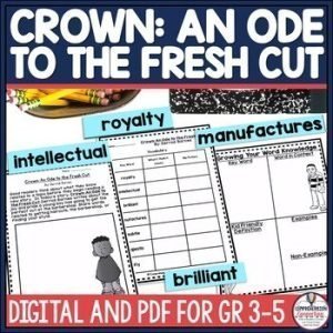 Easy Ways To Teach Context Clues Using Crown: An Ode To The Fresh Cut