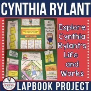 Cynthia Rylant Lapbook Project | Comprehension Connection