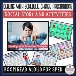 Dealing With Schedule Change Social Story And Activities Boom Cards ...