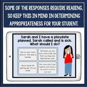 Dealing With Schedule Change Social Story And Activities Boom Cards ...