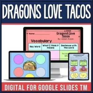 Dragons Love Tacos Read Aloud Activities For Comprehension And Writing ...
