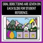 Easter CVC Word Building Activities Boom Cards | Comprehension Connection