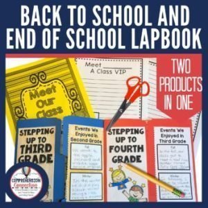 Back To School-End Of Year Lapbook Classroom Community Reflection ...