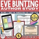 Eve Bunting Author Study Bundle, Eve Bunting Book Bundle ...