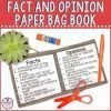 Fact And Opinion Activity Hands-on Project Paper Bag Book ...