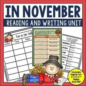 Fall Book Unit Bundle In Digital And PDF Formats | Comprehension Connection