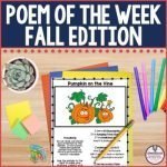 Fall Poem Of The Week, Fluency Activities, Poetry Lessons, 2nd 3rd ...