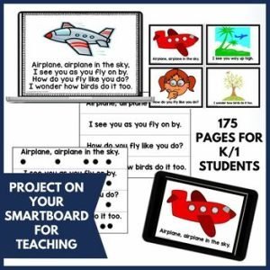 Fall Poem Of The Week Bundle For K And 1 Pocket Chart And Reading ...