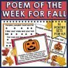 Fall Winter Spring Poem Of The Week For Kindergarten And 1st, Shared ...