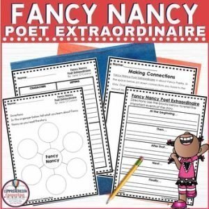 Fancy Nancy Poet Extraordinaire By Jane O'Connor Reading Activities ...