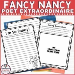 Fancy Nancy Poet Extraordinaire By Jane O'Connor Reading Activities ...