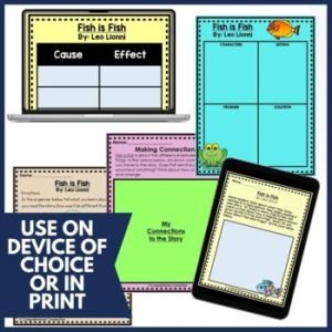 Fish Is Fish By Leo Lionni Reading And Writing Activities In Digital ...