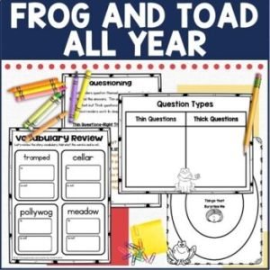 Frog And Toad All Year By Arnold Lobel Activities In Digital And PDF ...
