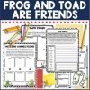 Frog And Toad Are Friends By Arnold Lobel Activities In Digital And PDF ...