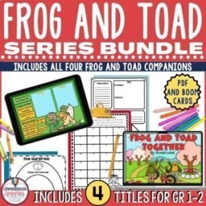 Frog And Toad Are Friends By Arnold Lobel Activities In Digital And PDF ...