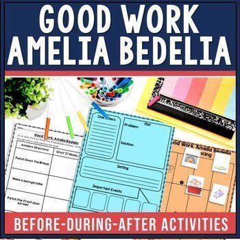 Good Work Amelia Bedelia By Peggy Parish Activities In Digital And PDF ...