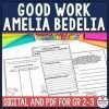 Good Work Amelia Bedelia By Peggy Parish Activities In Digital And PDF ...