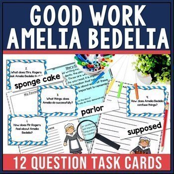 Good Work Amelia Bedelia By Peggy Parish Activities In Digital And PDF ...